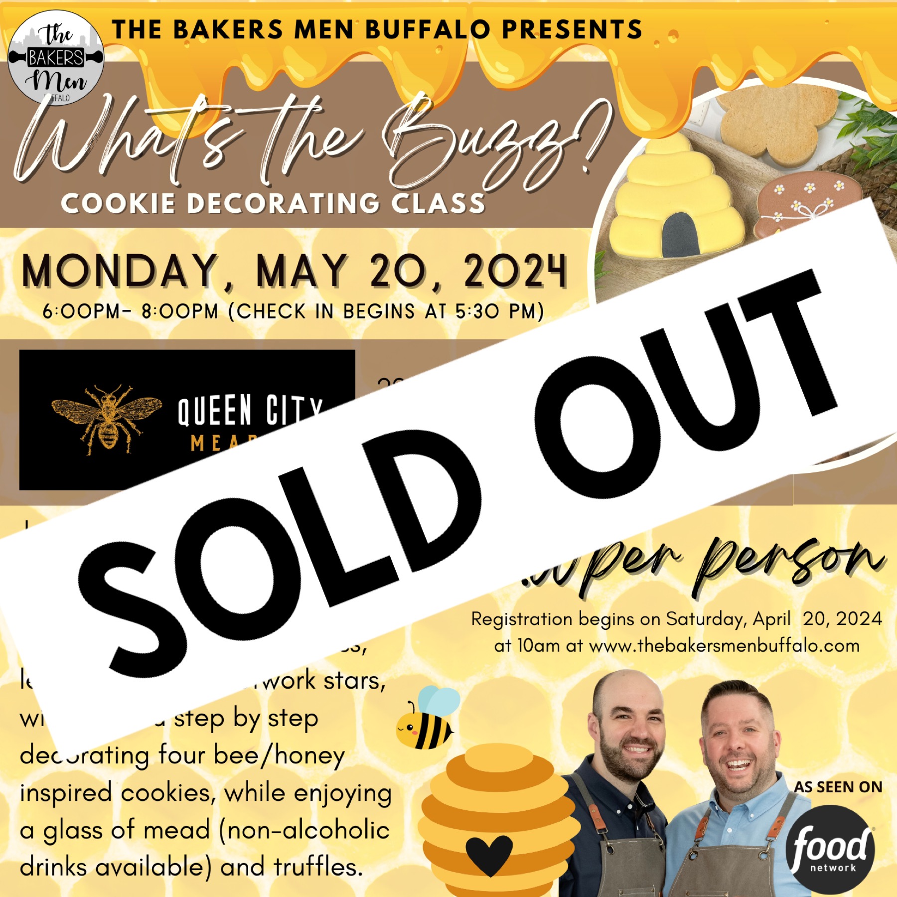 “What’s the Buzz?” Cookie Decorating Class at Queen City Meadery – The ...